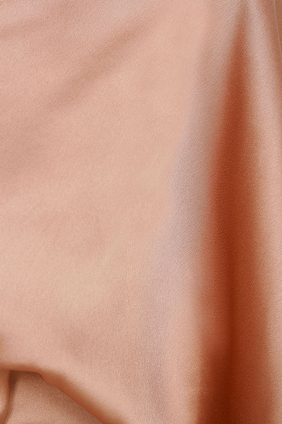 Chic Copper Dress - Swing Dress - Short Dress - $44.00