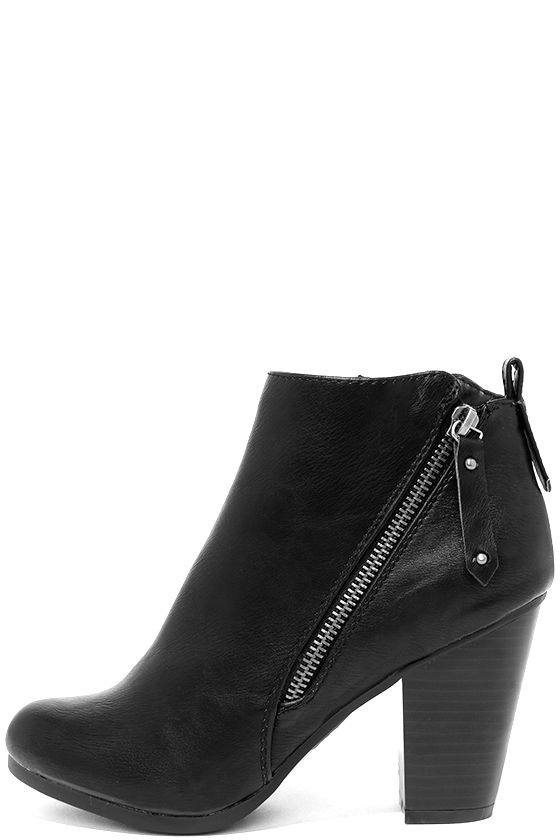 Cute Black Booties - Ankle Booties - High Heel Booties - $35.00 - Lulus