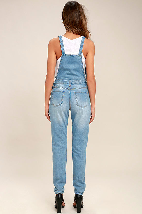 Cool Light Wash Overalls - Distressed Overalls - Denim Overalls - $67.00 Cool Light Wash Overalls - Distressed Overalls - Denim Overalls - $67.00