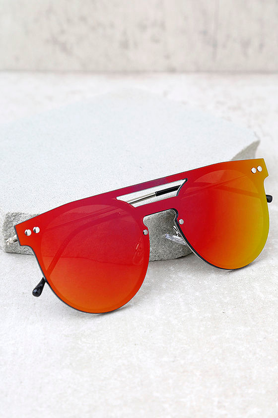 Spitfire Prime Sunglasses - Trendy Pink Mirrored Sunglasses - $49.00