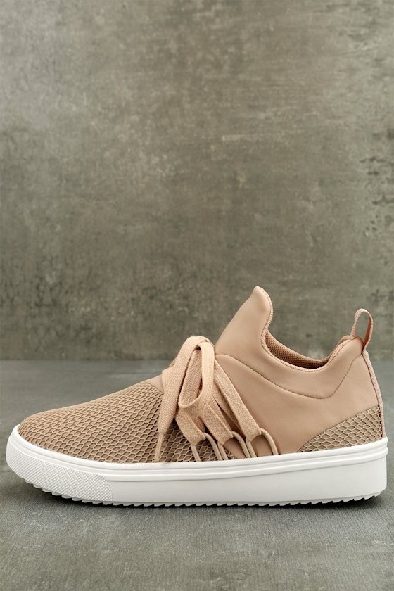 Steve Madden Lancer - Street Style Sneaker - Blush Sneakers - Trendy ...