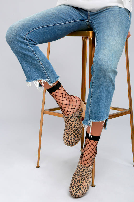 Cool Black Socks - Fishnet Socks - Sheer Socks - Mesh Socks - $10.00 ...