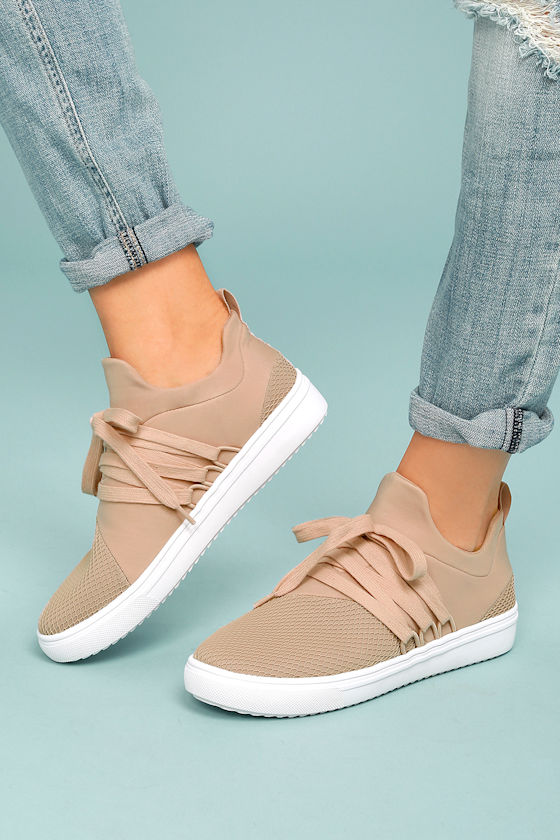 Steve Madden Lancer - Street Style Sneaker - Blush Sneakers - Trendy ...