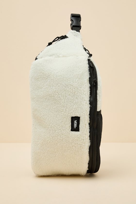 Vans Detached Sling Bag - White Shearling Bag - Crossbody Bag - Lulus