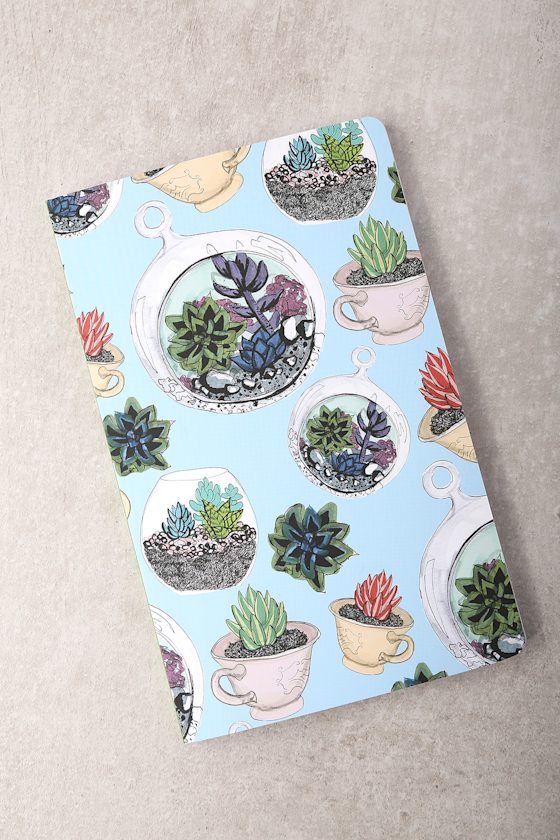 Denik Succulents Notebook - Lined Notebook - Lined Journal - Lulus