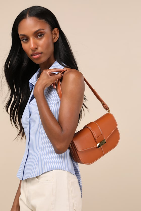 Brown Crossbody Bag - Brown Purse - Crossbody Purse - Vegan Purse - Lulus