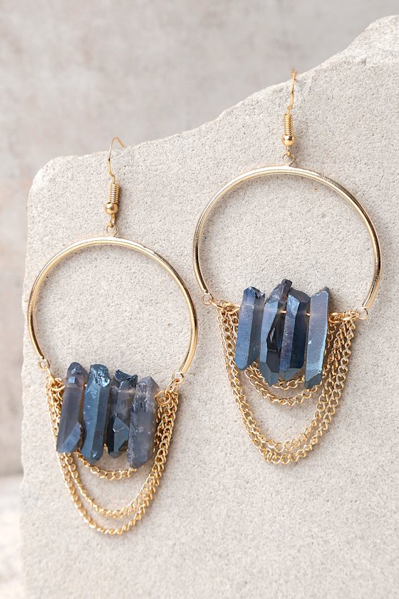 Boho Earrings - Gold Earrings - Cool Earrings - Lulus