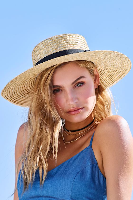 Cute Straw Hat - Tan Sunhat - Straw Wide Brim Hat - $18.00 - Lulus