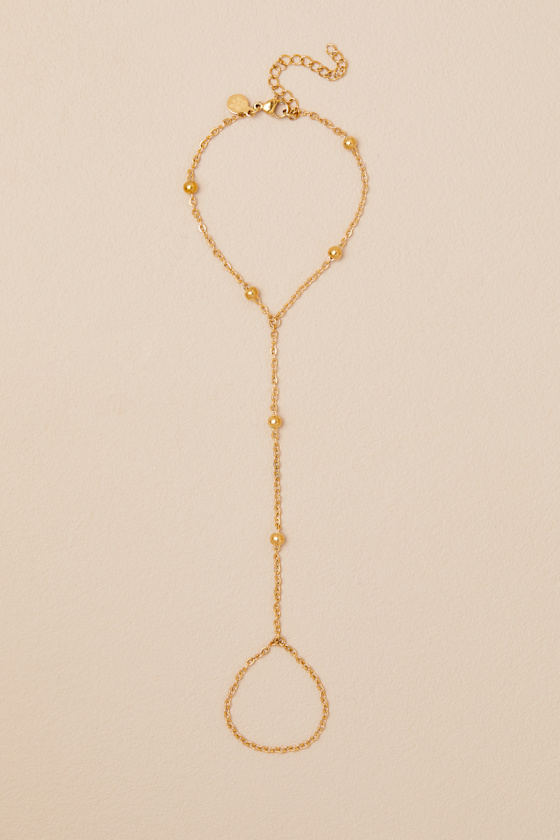 Petit Moments Sol Hand Chain - Gold Hand Chain - Hand Chain - Lulus
