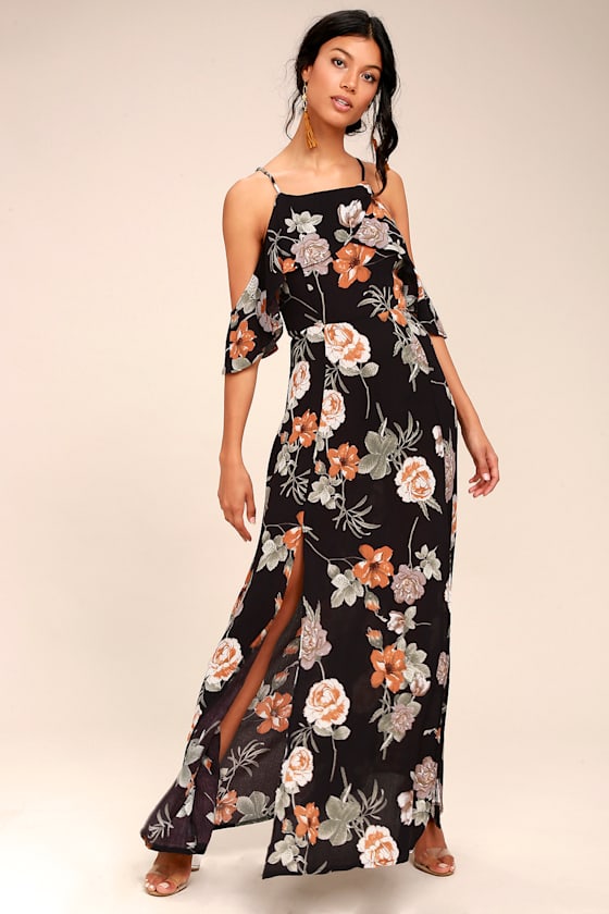 Elegant Maxi Dress - Floral Maxi Dress - OTS Maxi Dress - Lulus
