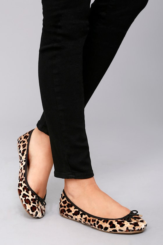 LFL Tinker - Leopard Print Flats - Ballet Flats - Lulus