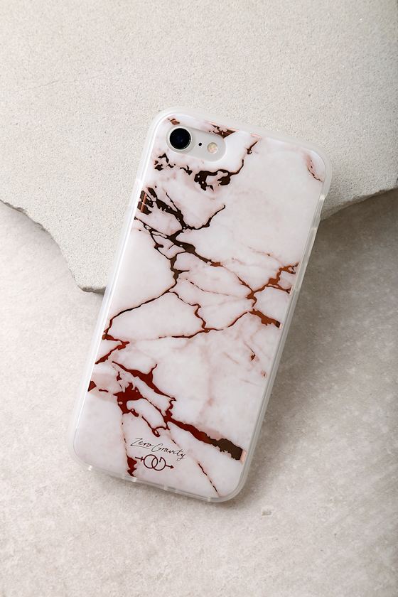 Zero Gravity Rose Pink Marble iPhone Case - iPhone 7 Case - Lulus