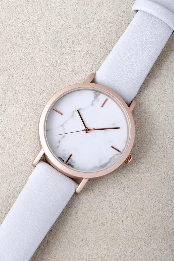 Sleek Light Blue Watch - Marble Watch - Women's Watch - Lulus