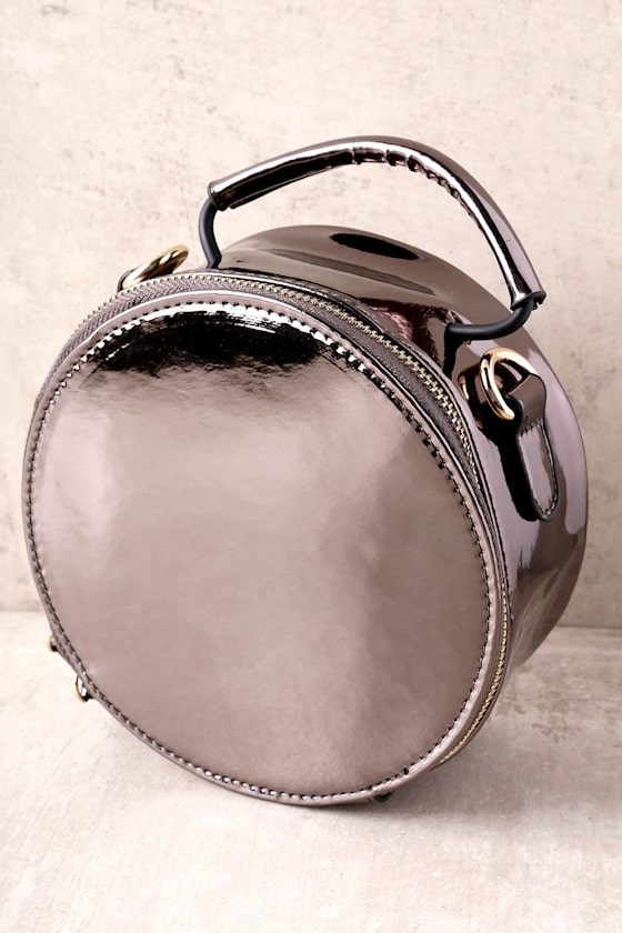 Stunning Gunmetal Purse - Structured Purse - Circle Purse - Lulus