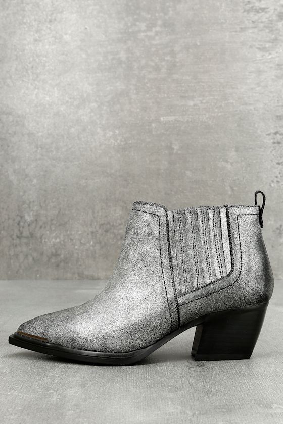 Sbicca Cardinal Booties - Genuine Leather Booties - Lulus