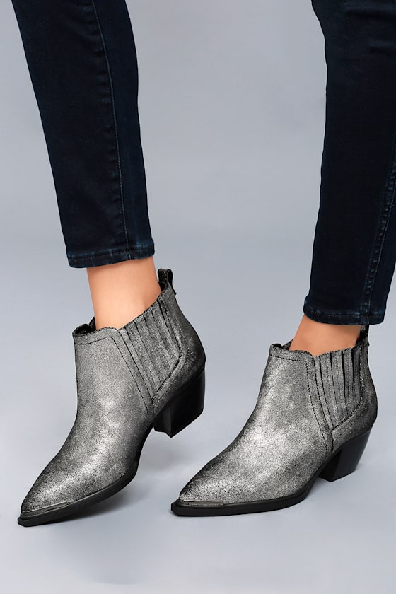 Sbicca Cardinal Booties - Genuine Leather Booties - Lulus