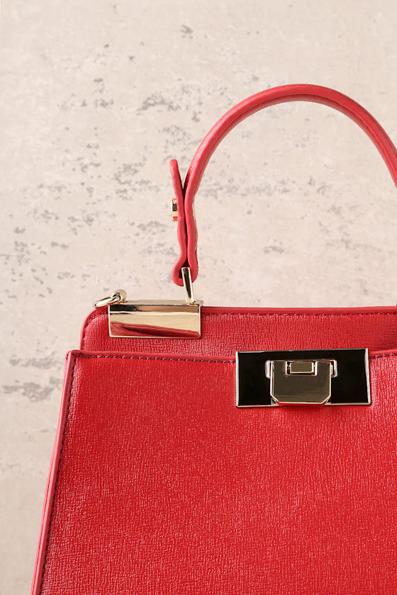 Chic Red Purse - Red Handbag - Mini Handbag