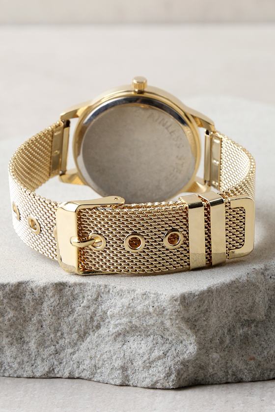 Chic Gold Watch - Mesh Watch - Women's Watch