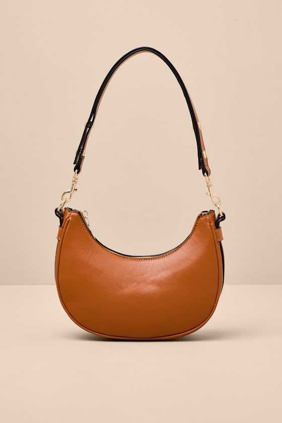 Tan Shoulder Bag - Vegan Leather Handbag - Tan Bag - Purse - Lulus
