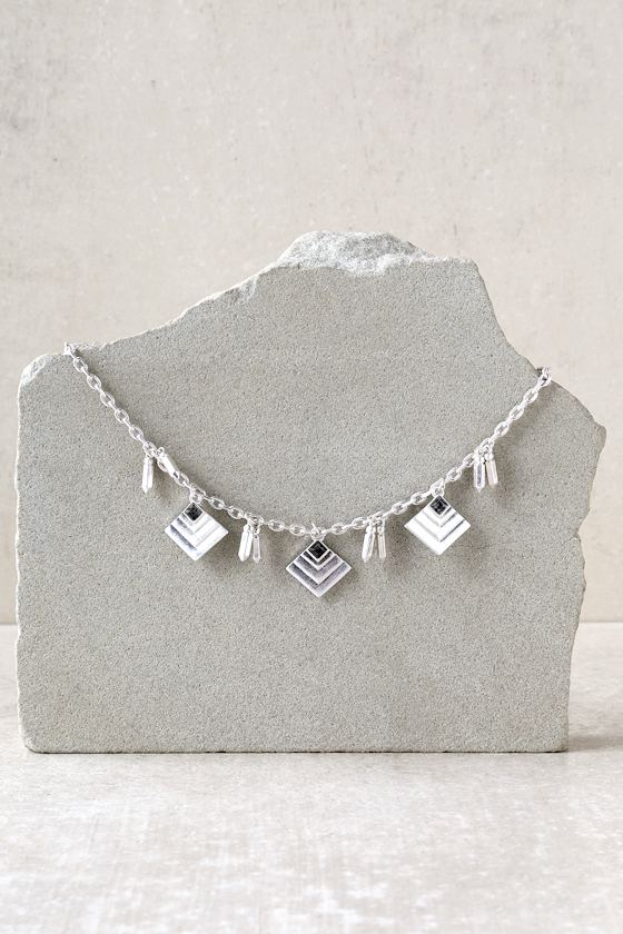 Lima Silver Choker Necklace - $17 : Fashion at Lulus.com