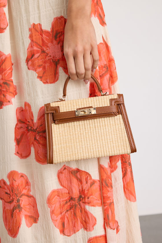 Billini Harriette Handbag - Beige Raffia Handbag - Crossbody Bag - Lulus