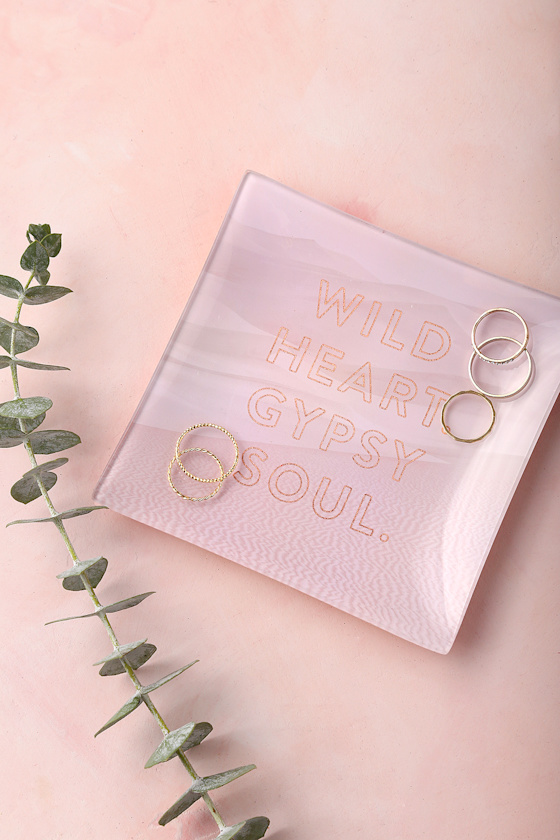 Fringe Studio Wild Heart Gypsy Soul Tray - Glass Tray - Lulus