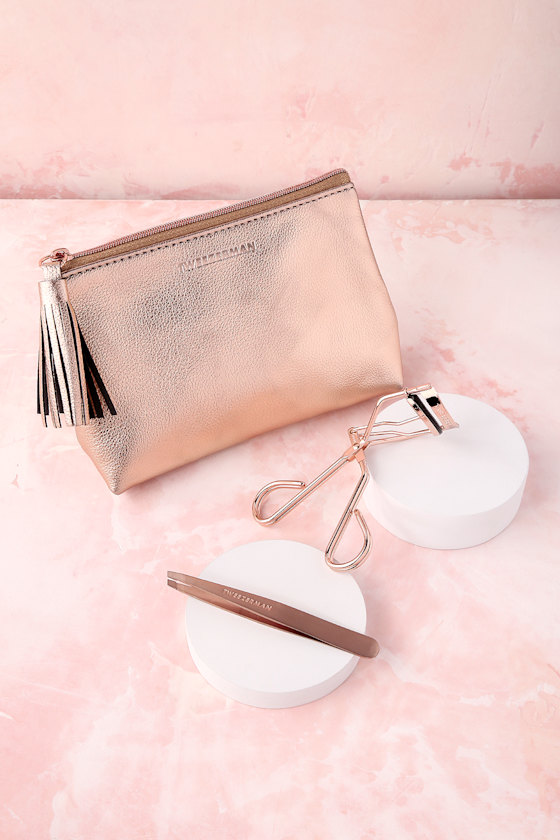 Tweezerman Rose Gold Love Story Gift Set - Tweezer Set - Lulus