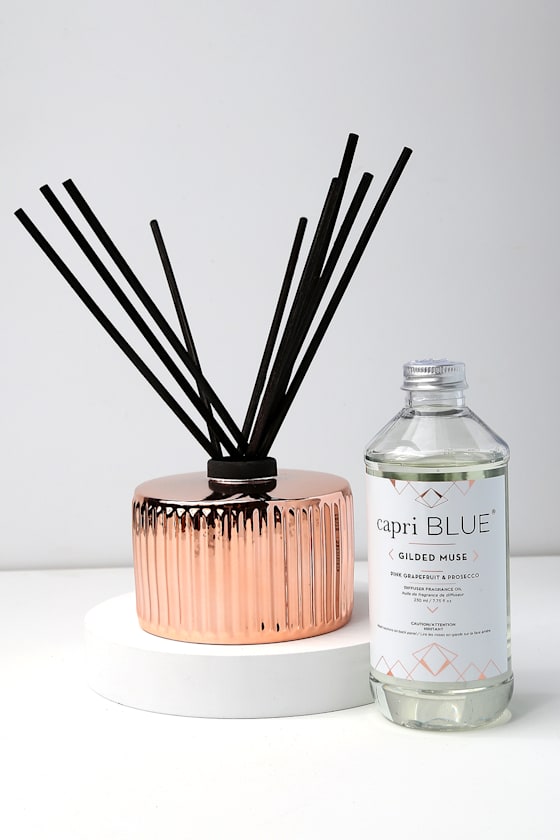Capri Blue Pink Grapefruit and Prosecco - Rose Gold Diffuser