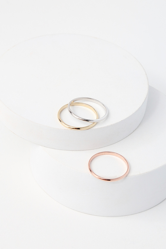 Multi Ring Set - Rose Gold Ring - Gold Ring - Silver Ring - Lulus