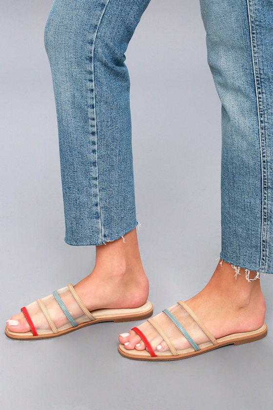 BC Footwear Show Me How - Slide Sandals - Slip-on Slides - Lulus