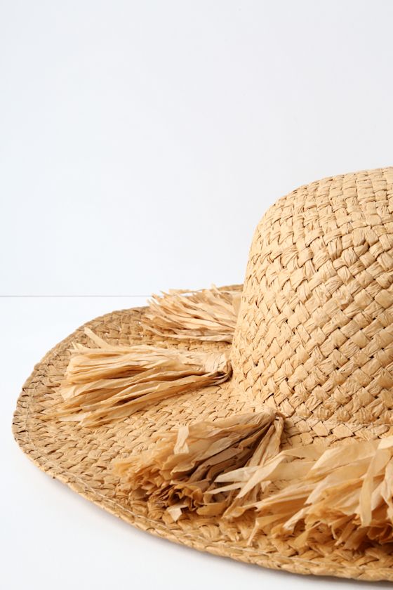 San Diego Straw Hat - Beige Hat - Floppy Hat - Woven Hat