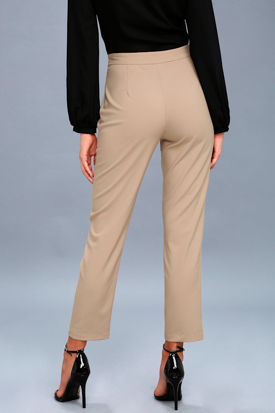 Chic Beige Pants - Trouser Pants - Dress Pants