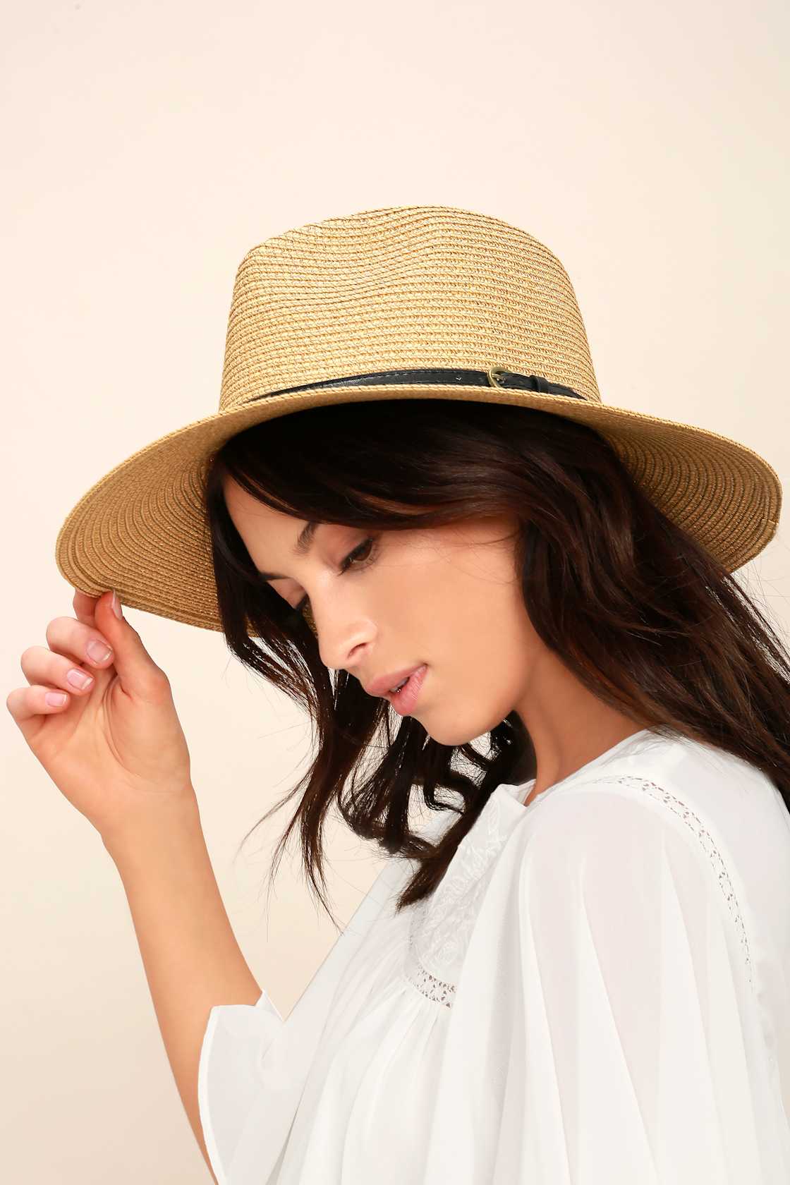 Cool Tan Hat - Fedora Hat - Straw Hat - $15.00 - Lulus