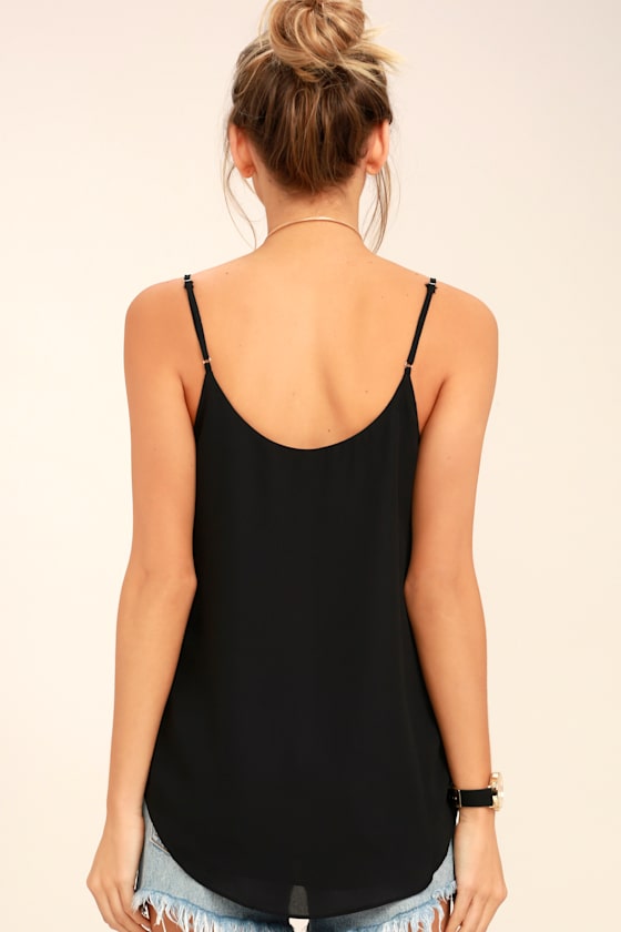 Cute Tank Top - Black Cami - Black Mesh Cami - Mesh Tank Top