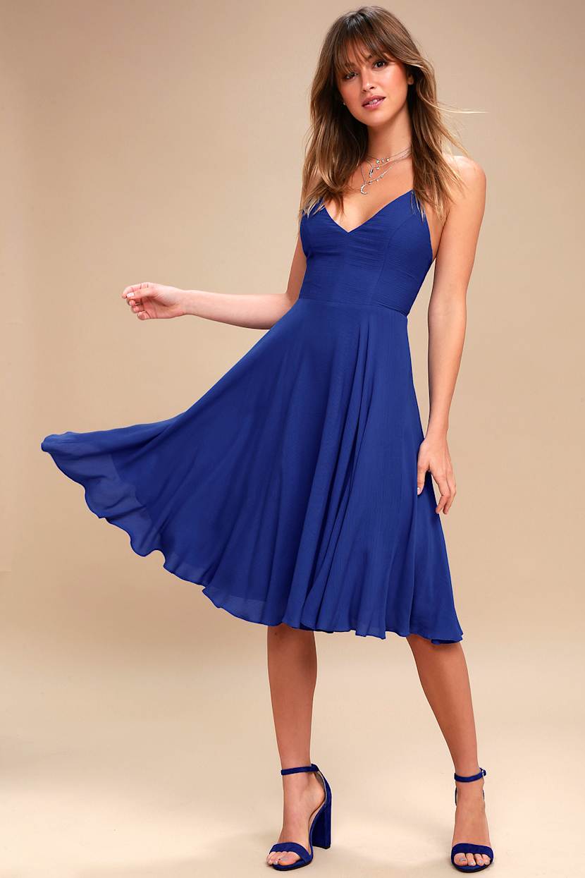 Royal Blue Sundress