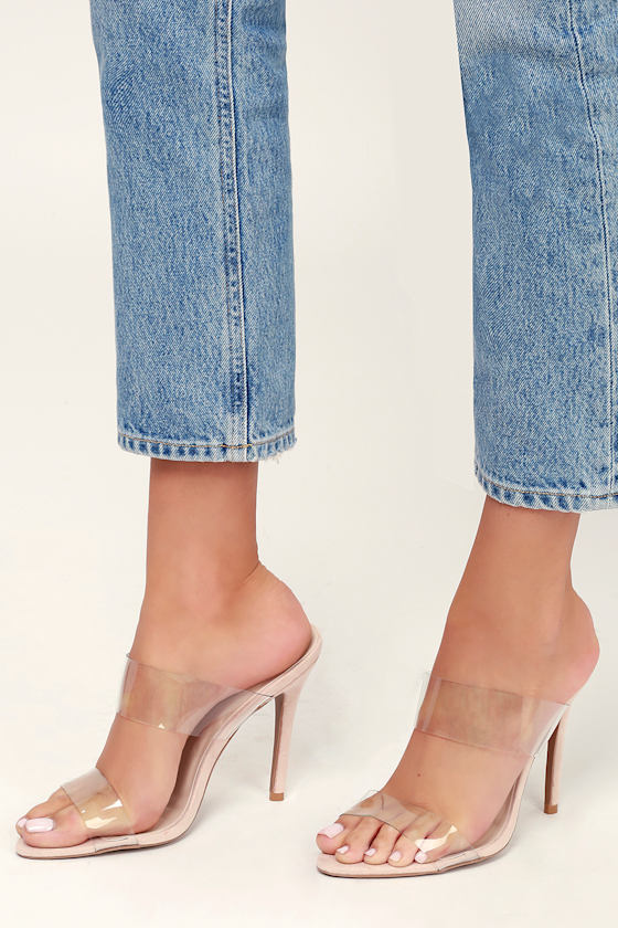 Sexy Clear Heels - Heeled Sandals - PVC Heels - Vegan Heels - Lulus