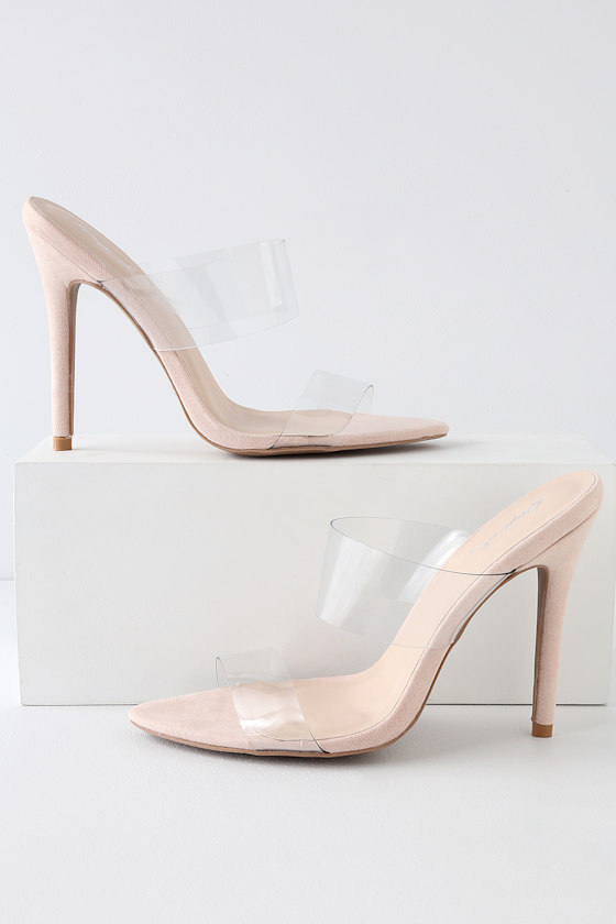 Sexy Clear Heels - Heeled Sandals - PVC Heels - Vegan Heels - Lulus