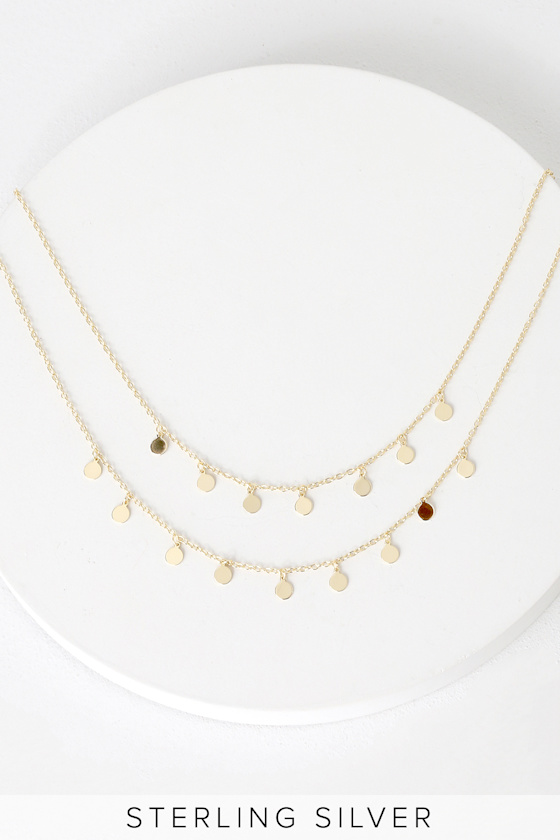 Cute Gold Necklace - Gold Charm Necklace - Layered Necklace - Lulus
