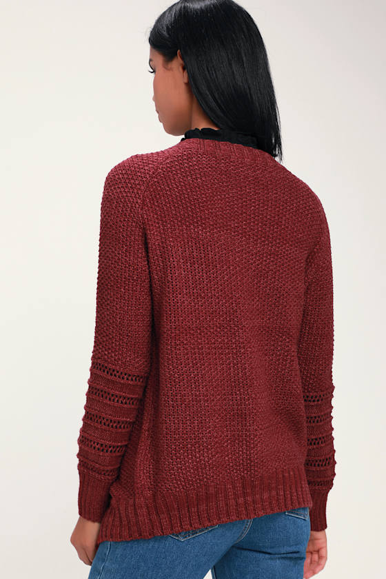 Cute Plum Purple Cardigan - Knit Cardigan - Button-Up Cardigan - Lulus