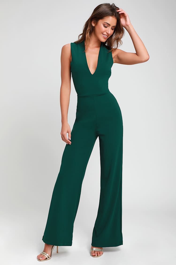 Green Jumpsuit Women