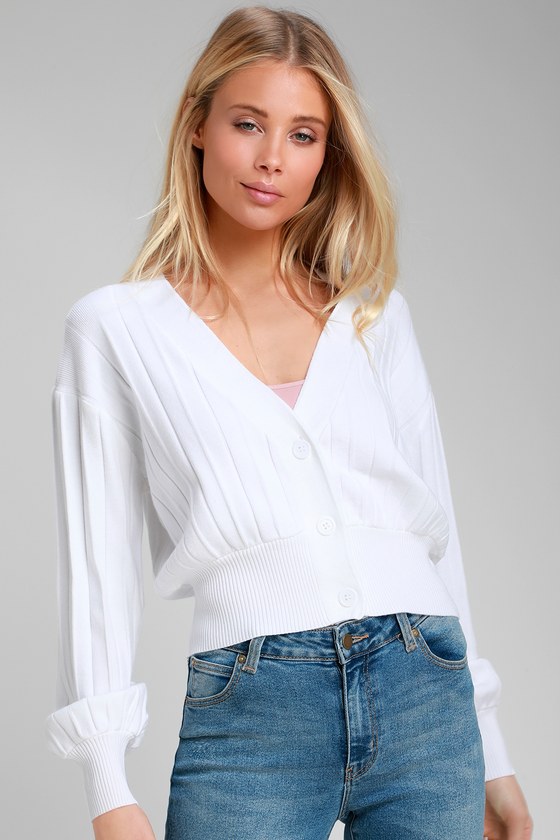 Cute Ivory Sweater Cropped Cardigan Sweater Cropped Cardigan Lulus