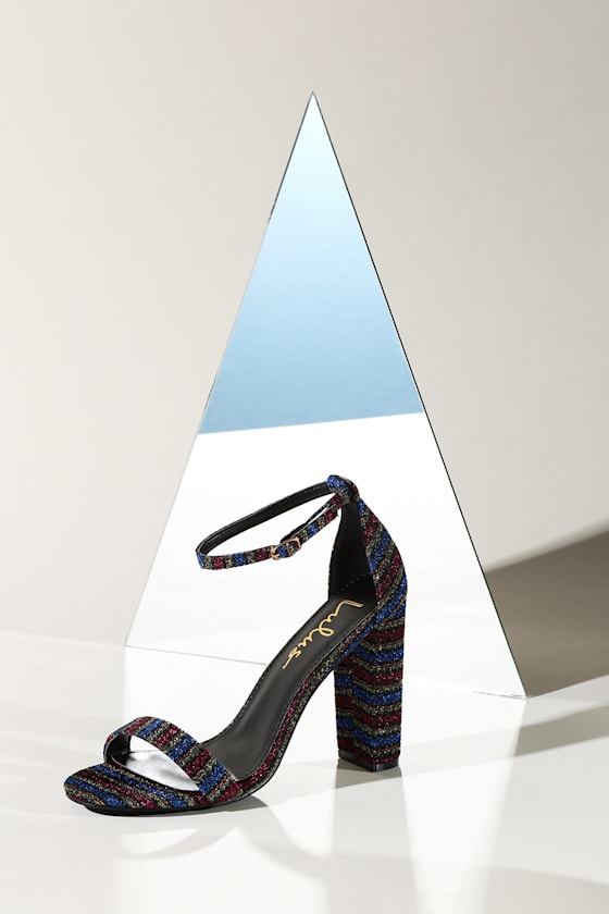 Stunning Ankle Strap Heels - Multi Color Ankle Strap Heels - Lulus