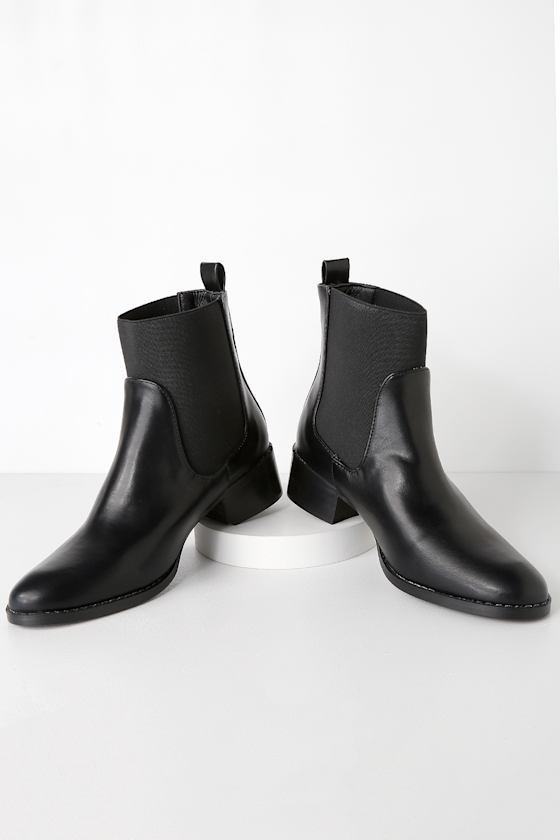 Black Booties - Chelsea Sock Booties - Chelsea Boot - Sock Boot - Lulus