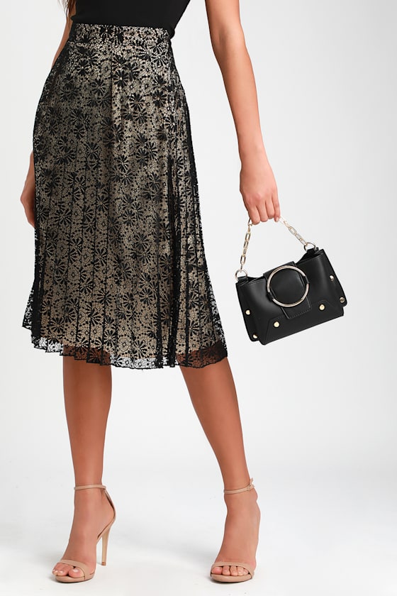 Cute Black Mini Purse - Vegan Mini Purse - Circle Front Purse - Lulus