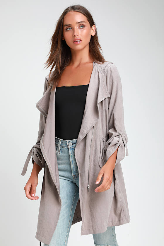 Cute Taupe Jacket - Lightweight Jacket - Jacket - Lulus