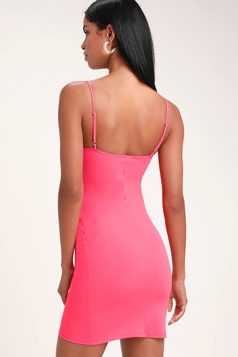 Side Boobage Dresses Pink
