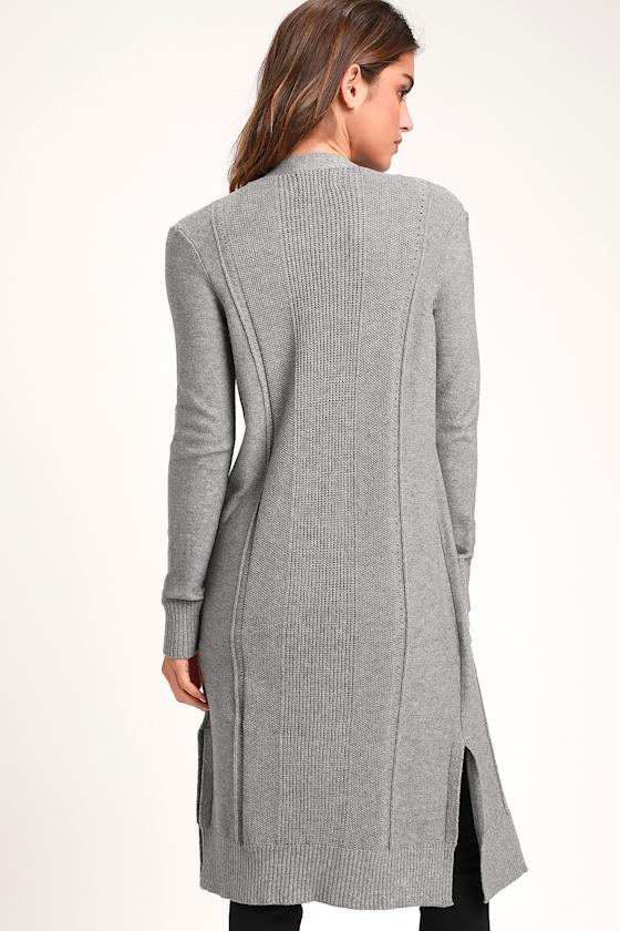 Olive + Oak Cardigan - Light Grey Cardigan - Grey Sweater - Lulus