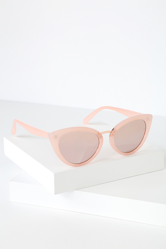 Cute Pink Sunnies - Cat-Eye Sunglasses - Pink Sunglasses - Lulus