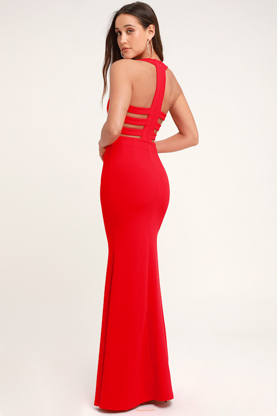 Sexy Red Maxi Dress Backless Dress Backless Maxi Dress Lulus 4283
