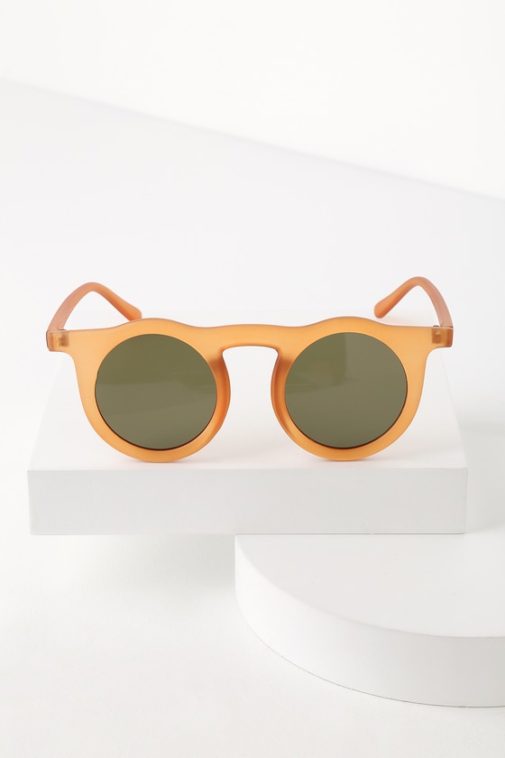 Cute Keyhole Sunglasses Round Sunglasses Brown Sunglasses